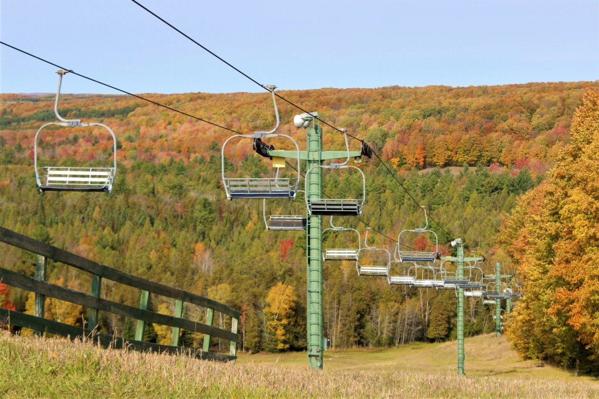 Best ways to view Michigan’s fall color from up above - Buy Michigan Now